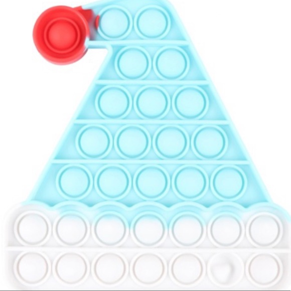 Toys | Christmas Hat Pop Fidget Sensory And Stress Reliever Toy | Poshmark